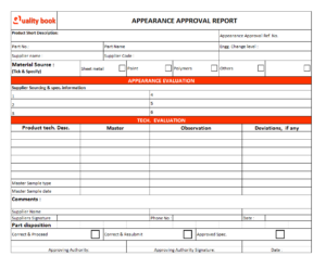 PPAP 18 Documents | Elements List