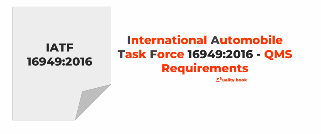 IATF 16949:2016 - QMS requirements - Automotive
