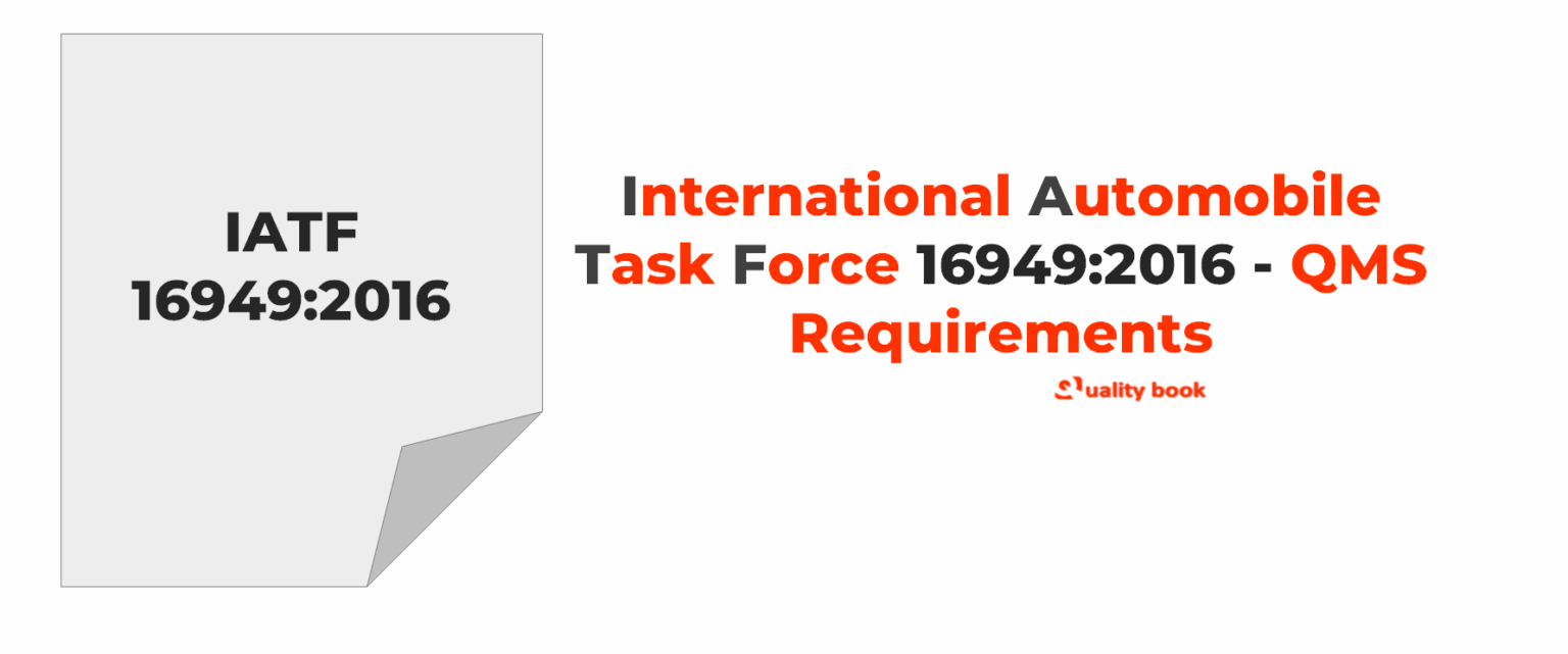 IATF 16949:2016 - QMS requirements - Automotive