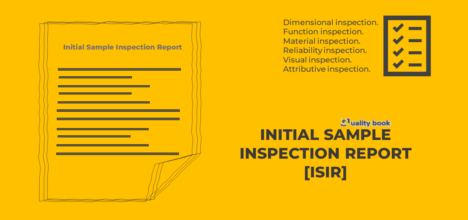 Initial Sample Inspection Report (ISIR)